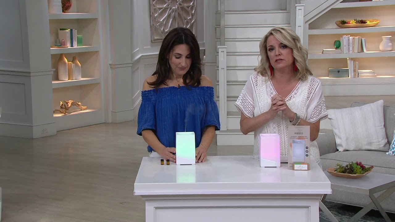 HoMedics Ultrasonic Soothing Aroma Diffuser on QVC - YouTube