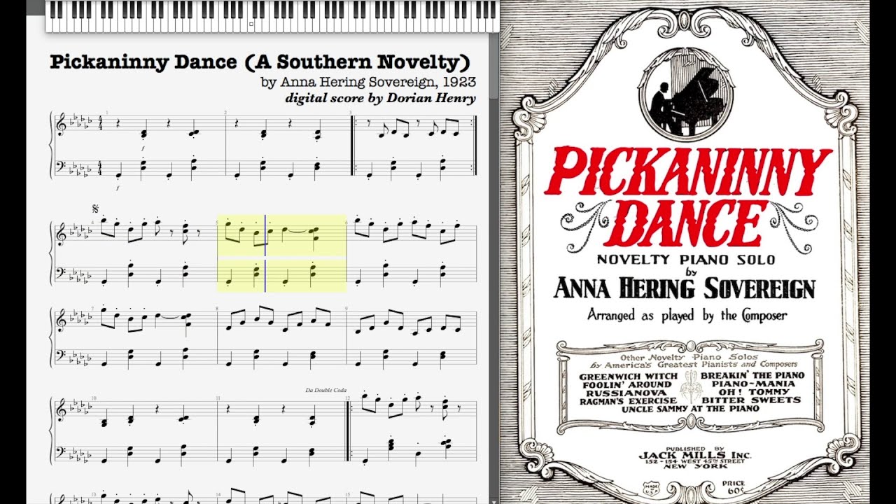 Pickaninny Dance by Anna Hering Sovereign (1923, Southern Novelty ...