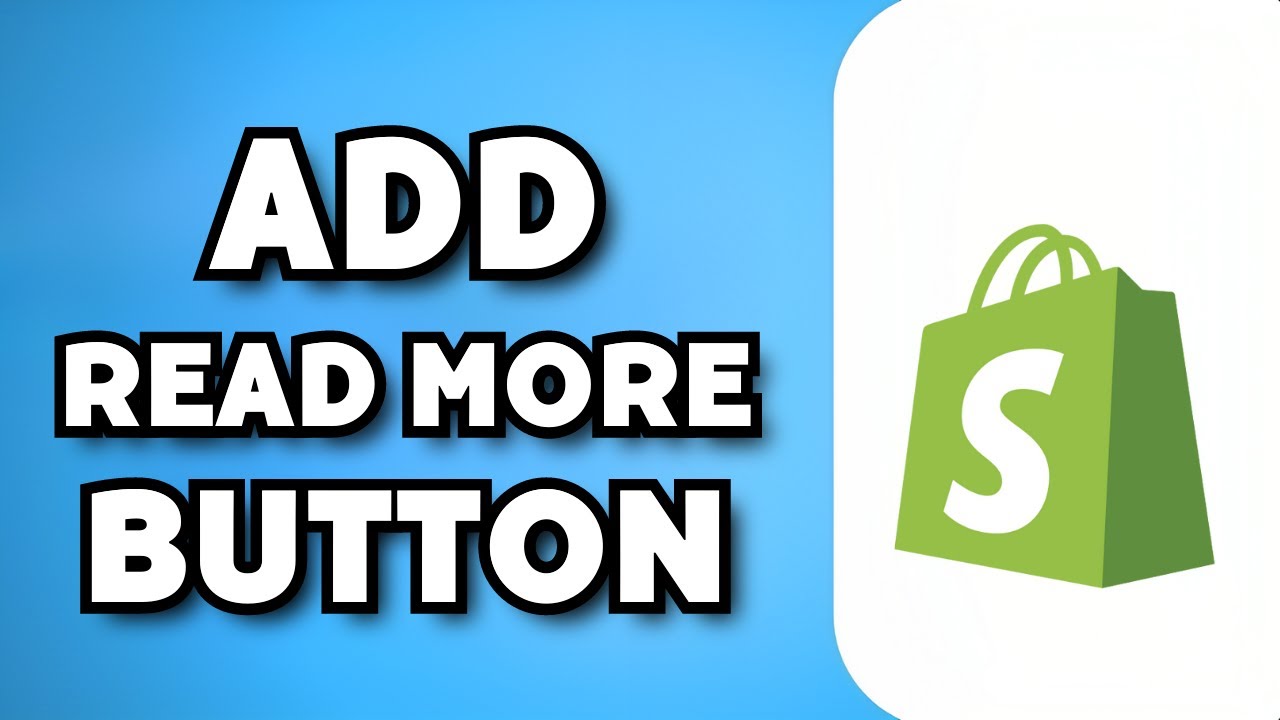 How To Add Read More Button in Shopify (2023 Guide) - YouTube