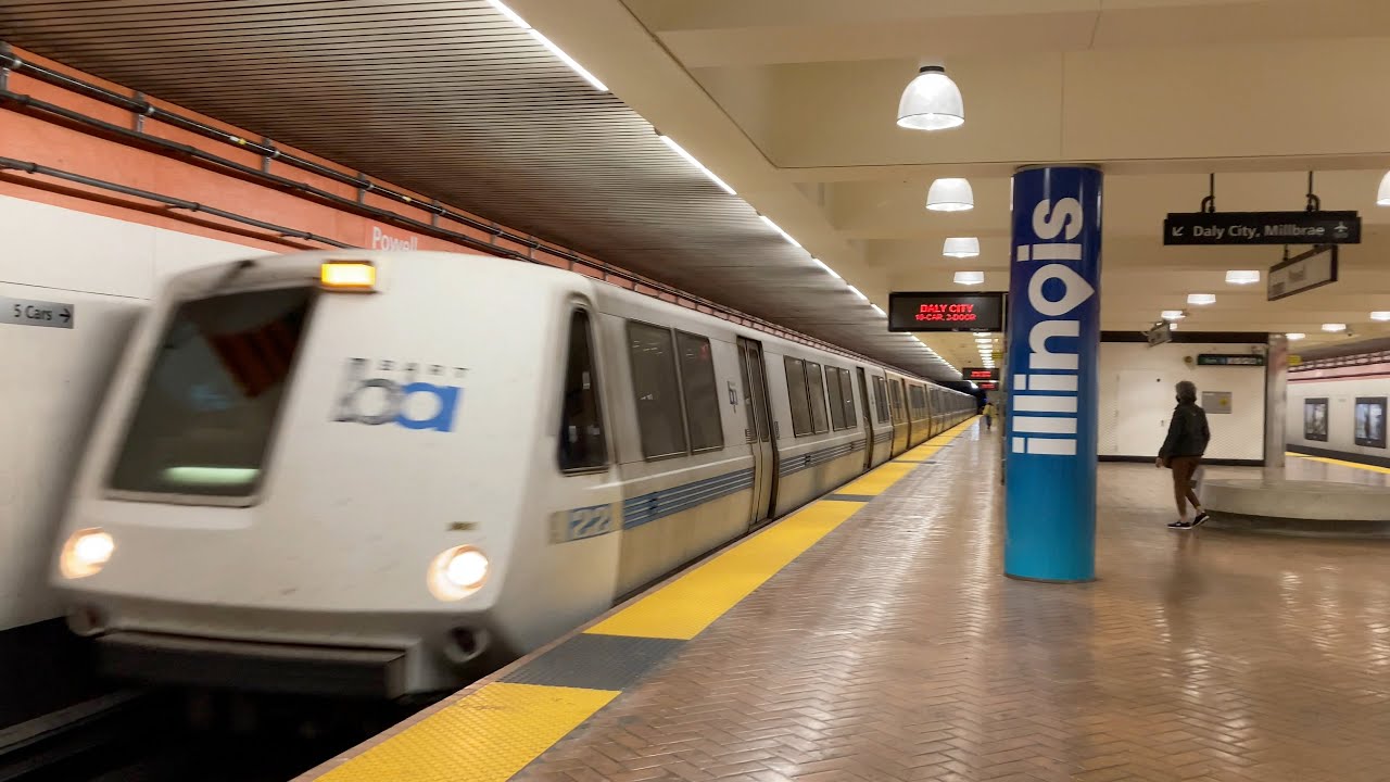 BART Powell Street Station San Francisco California Bay Area Rapid ...