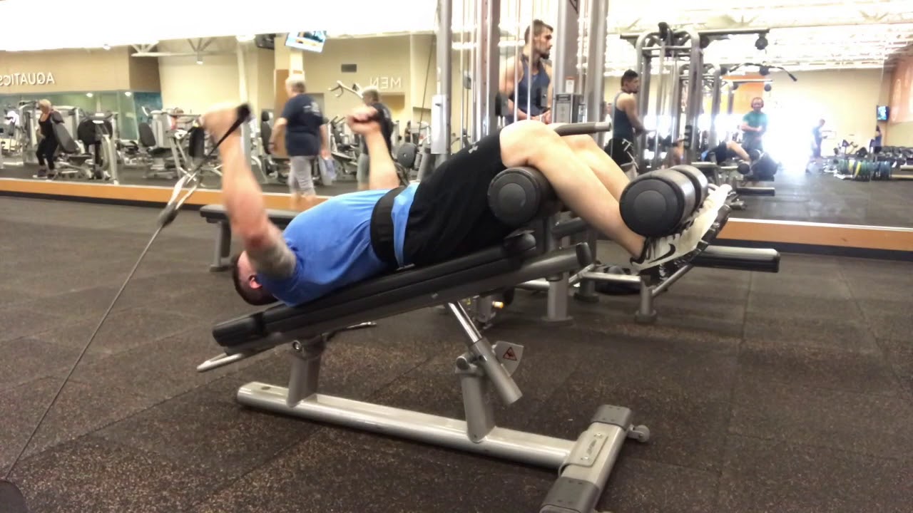 Decline Cable Flys - Chest - YouTube