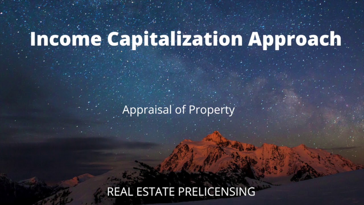 19.7 Income Capitalization Approach Georgia Real Estate Li - YouTube