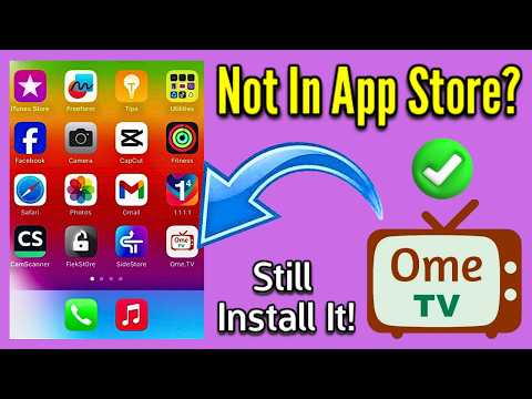 Install Ome TV App on iPhone If Not Showing on the App Store!