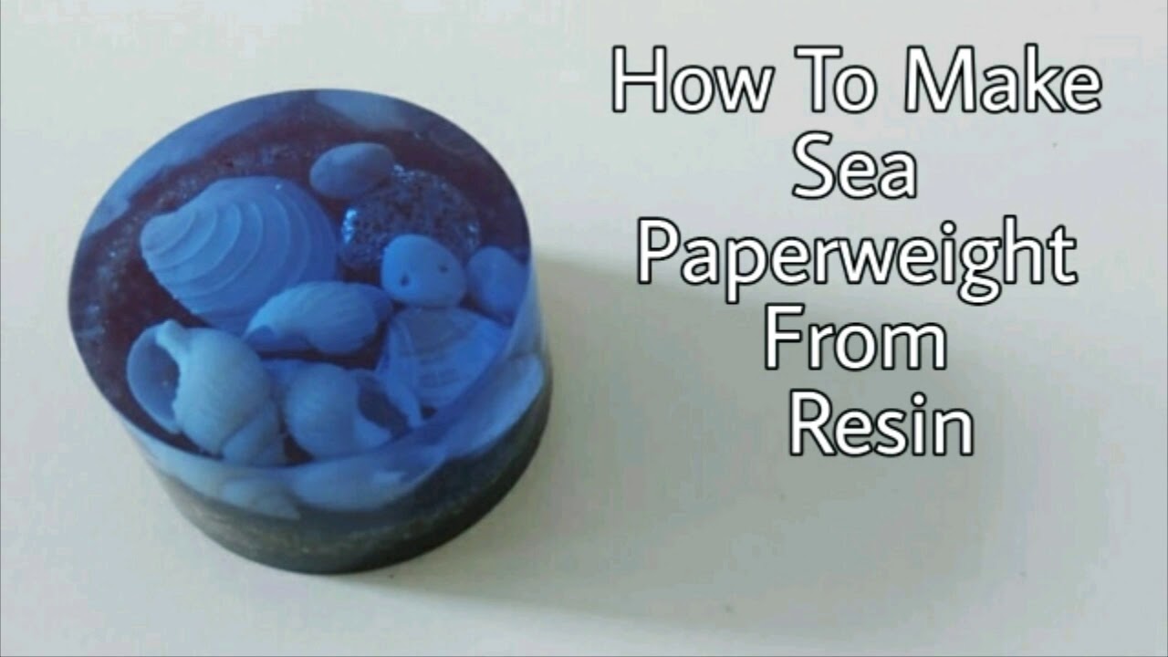 How To Make DIY Sea Diorama Paperweight From Epoxy Resin And Sea Items ...