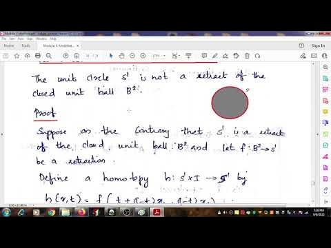 Topology - Brouwer Fixed Point Theorem - YouTube