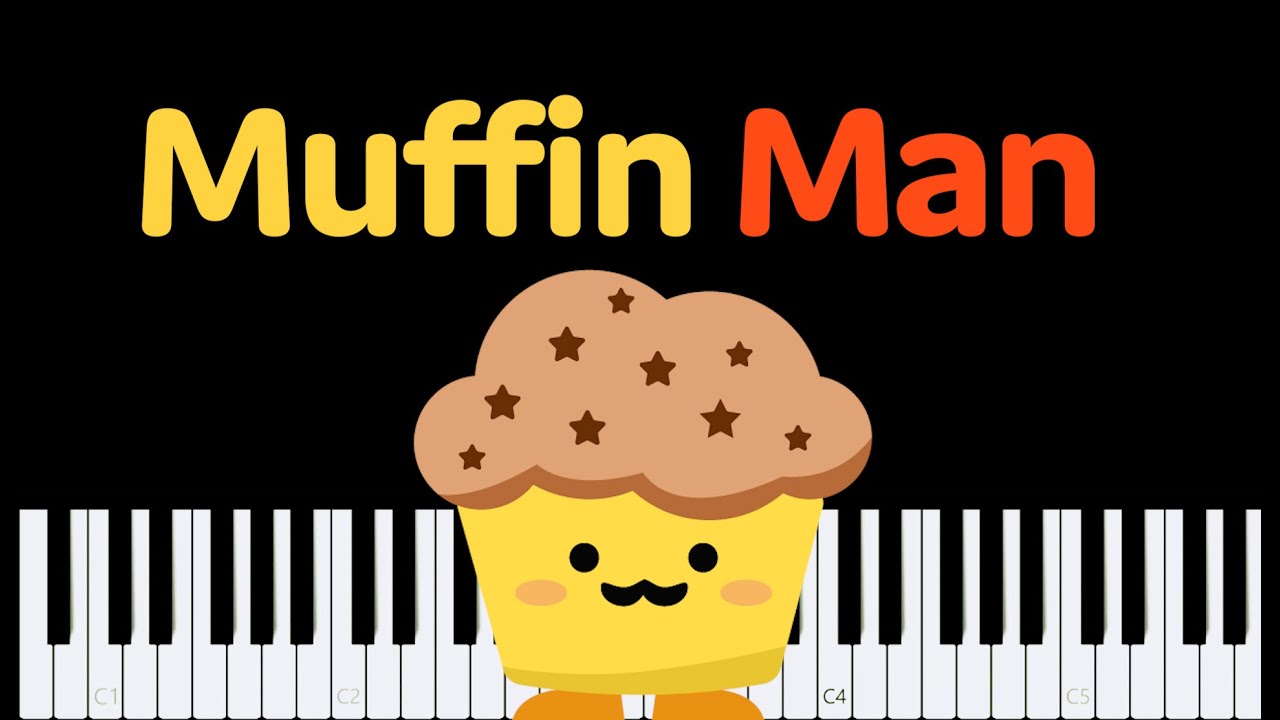 🍪The Muffin Man - Easy Piano Tutorial 🌟 Mosa Piano 🎹 - YouTube