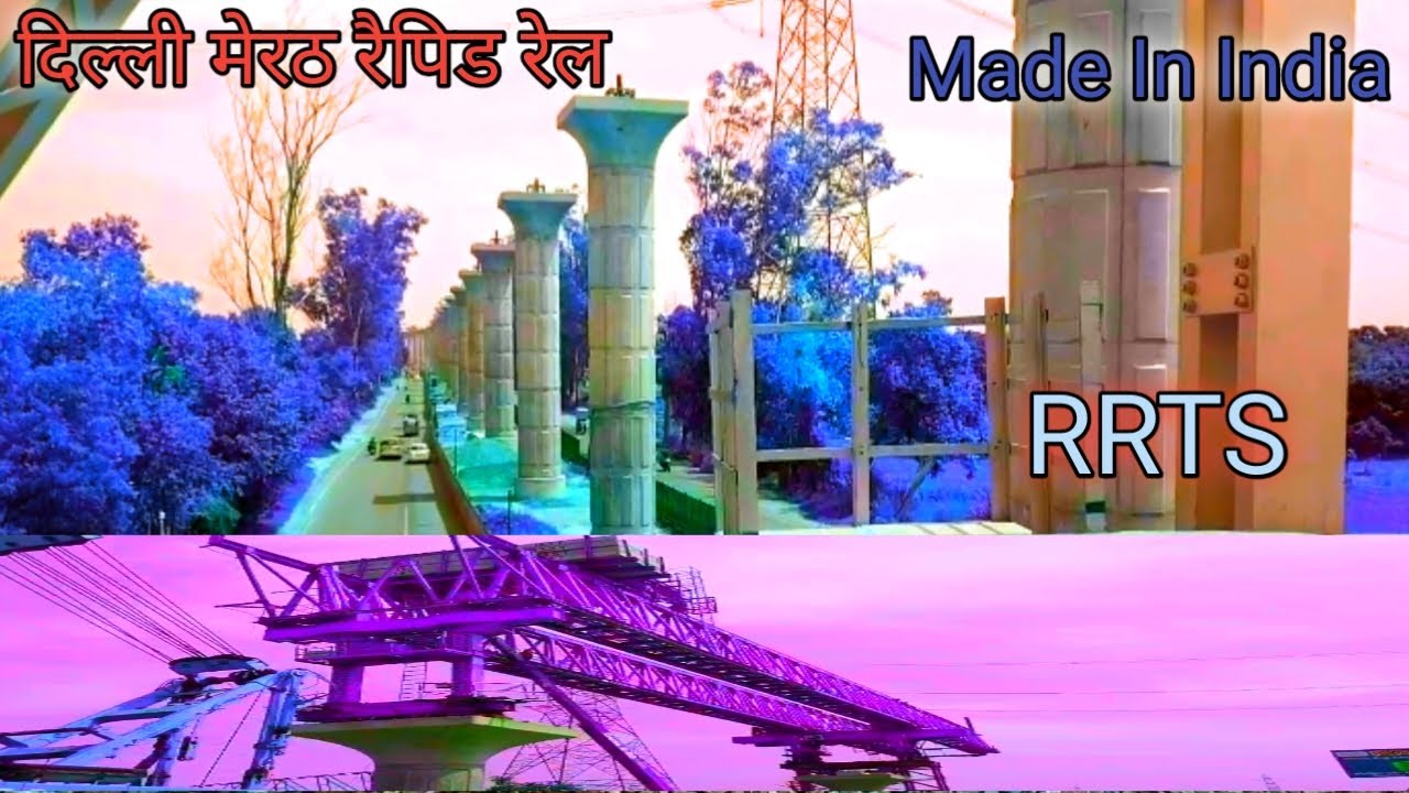 RRTS Corridor NCRTC||Dubai Se Modinagar Construction Update - YouTube