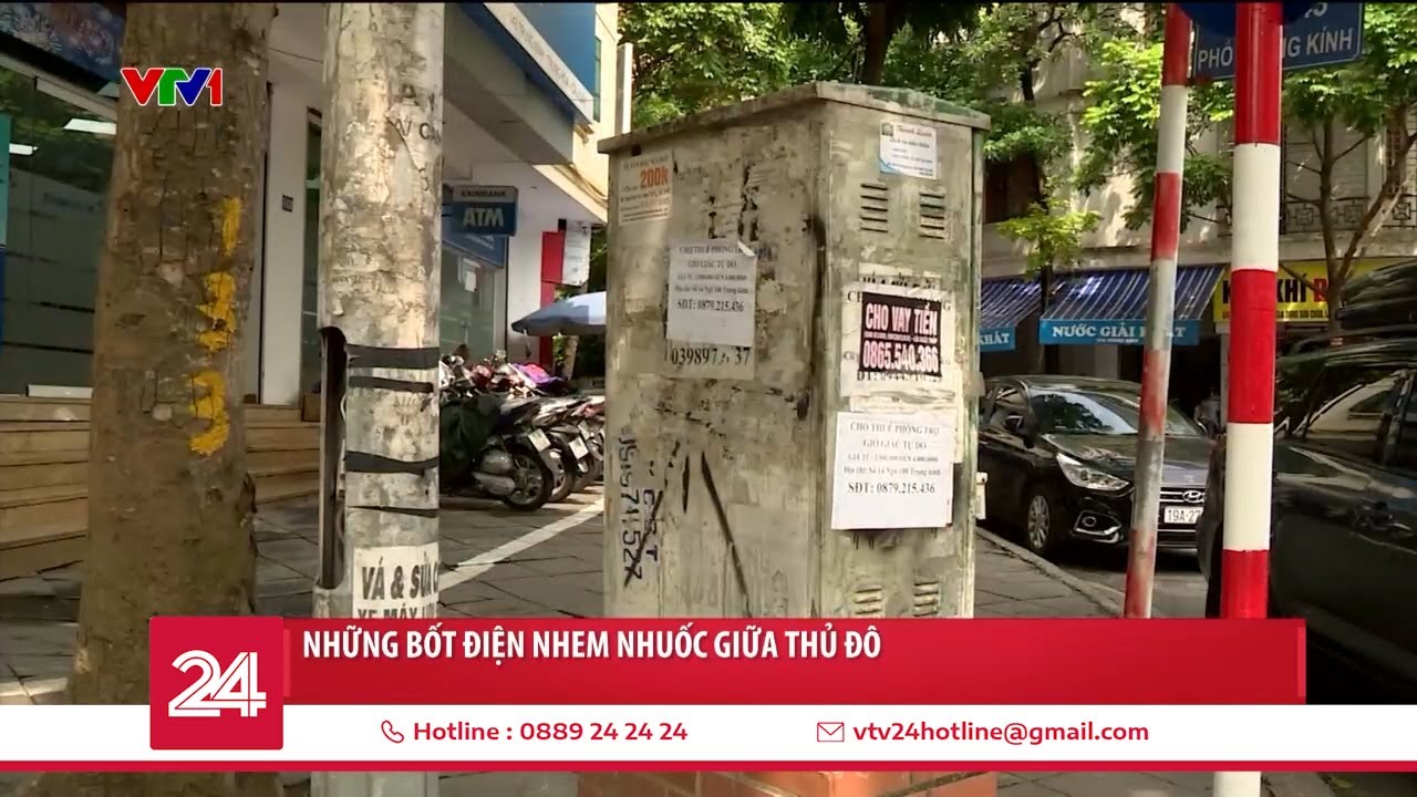 Những bốt điện nhem nhuốc giữa Thủ đô | VTV24 - YouTube