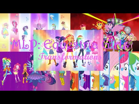 MLP: Equestria Girls ~ All Transformations - YouTube