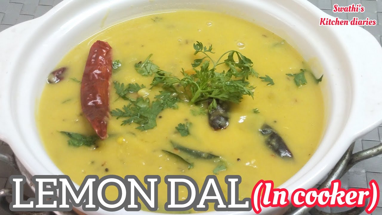 Lemon Dal Recipe , ready in 10 min ! Refreshingly comfort food - YouTube