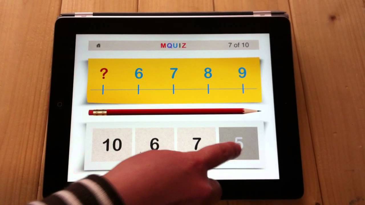 MQuiz Number Line - Math Quiz for Children - YouTube