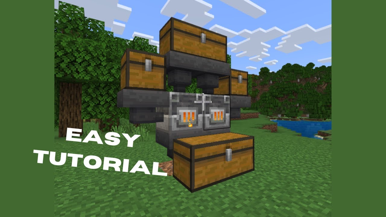 Easy Way to Make an Auto Smelter in Minecraft! - YouTube
