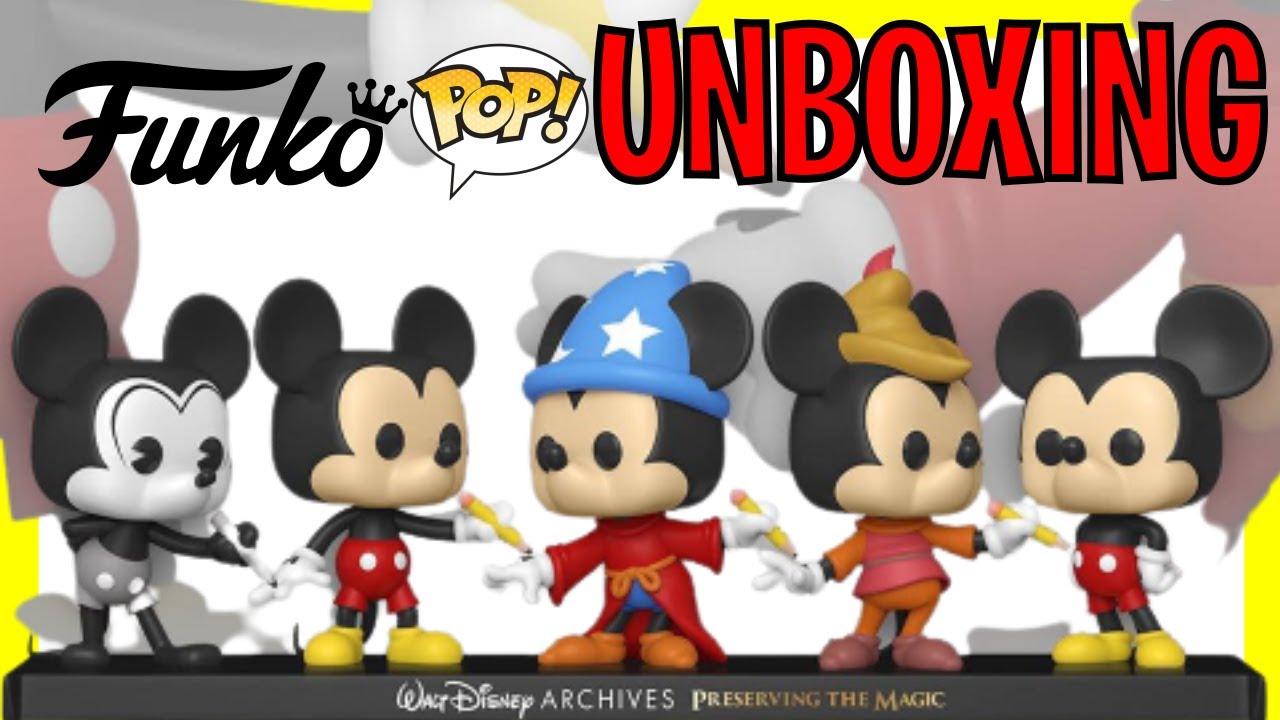 Funko Pop MICKEY MOUSE 5 PACK | Nighty-Night - YouTube