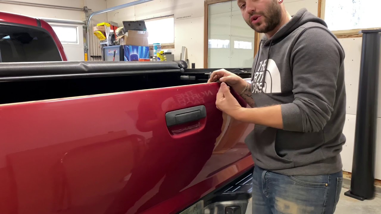 How to remove tailgate handle | 2005 Tacoma - YouTube