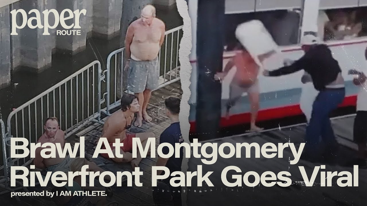 ALABAMA MONTGOMERY RIVER BOAT BRAWL - YouTube
