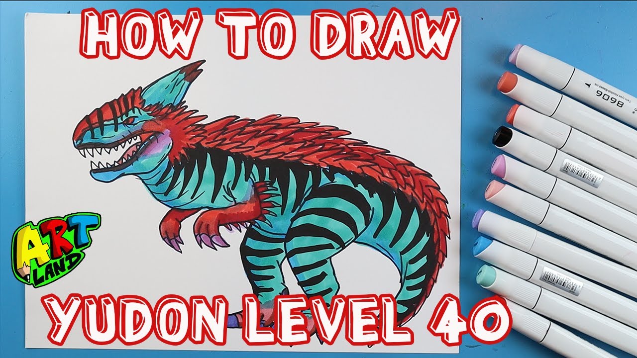 How to Draw a YUDON LEVEL 40!!! - YouTube