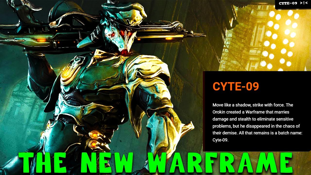 The NEW Warframe Cyte-09 Has An INSANE Kit!!! - YouTube