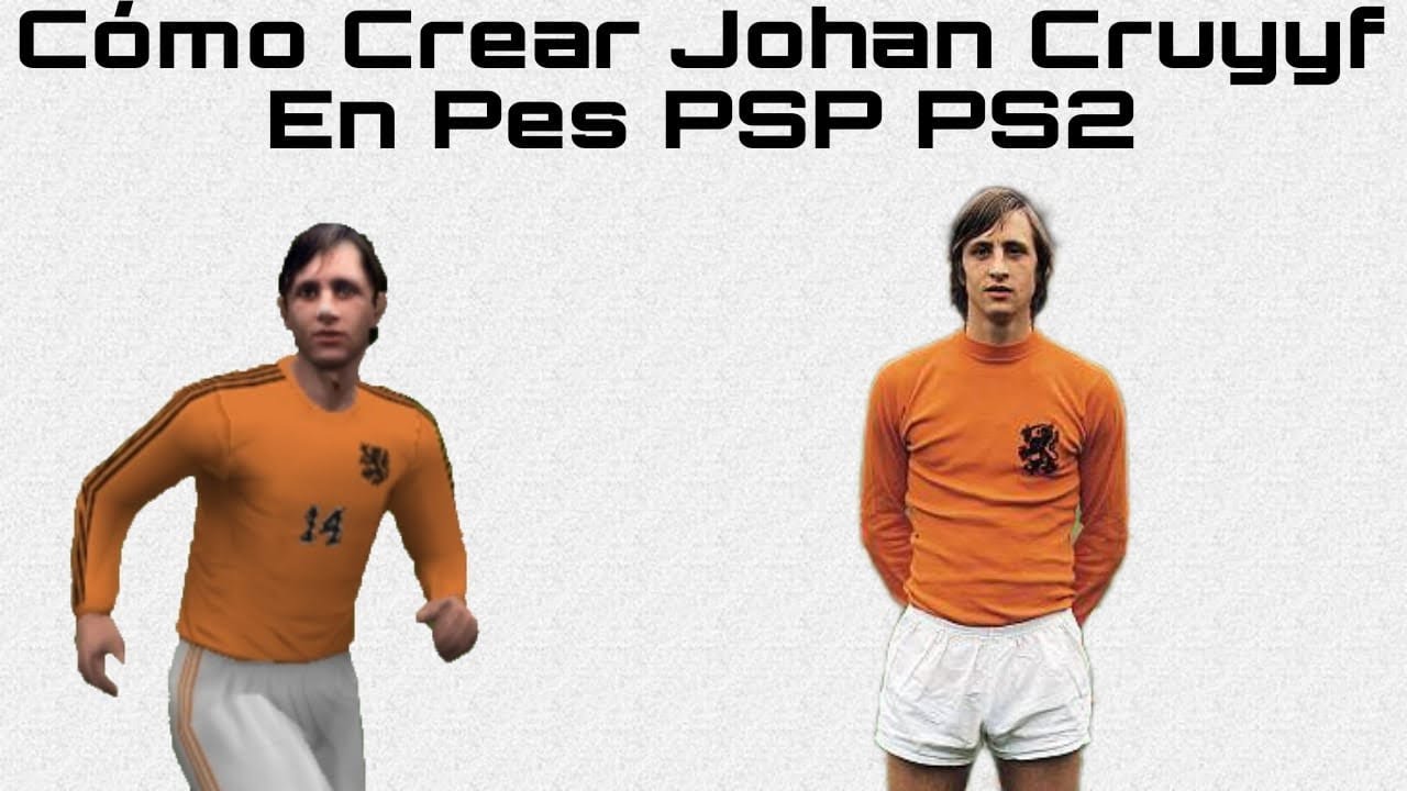 Como Crear A Johan Cruyff En Pes PS2 (TheSebas667) - YouTube