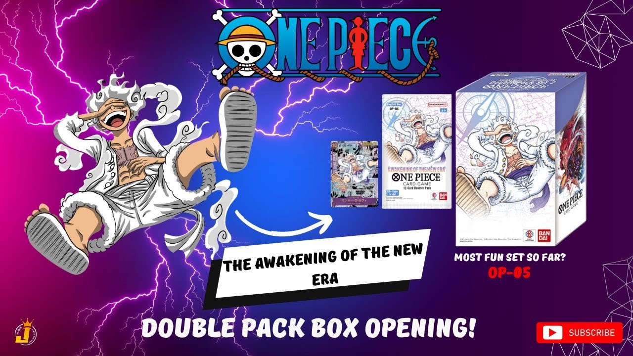 Awakening of the New Era! OP-05 ONE PIECE TCG Double Pack Box Opening ...
