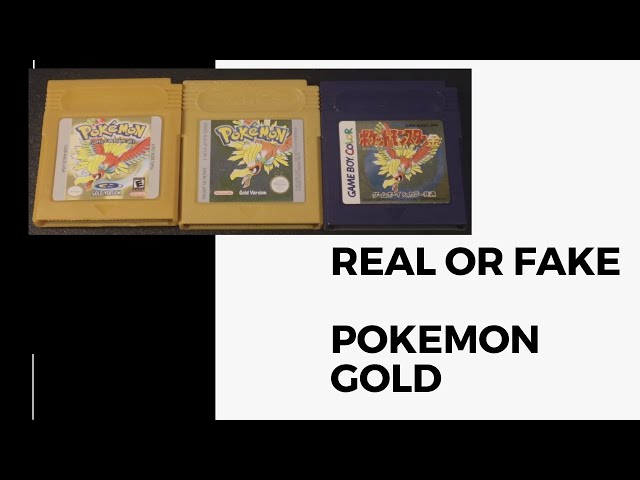 Pokemon Gold Cartridge