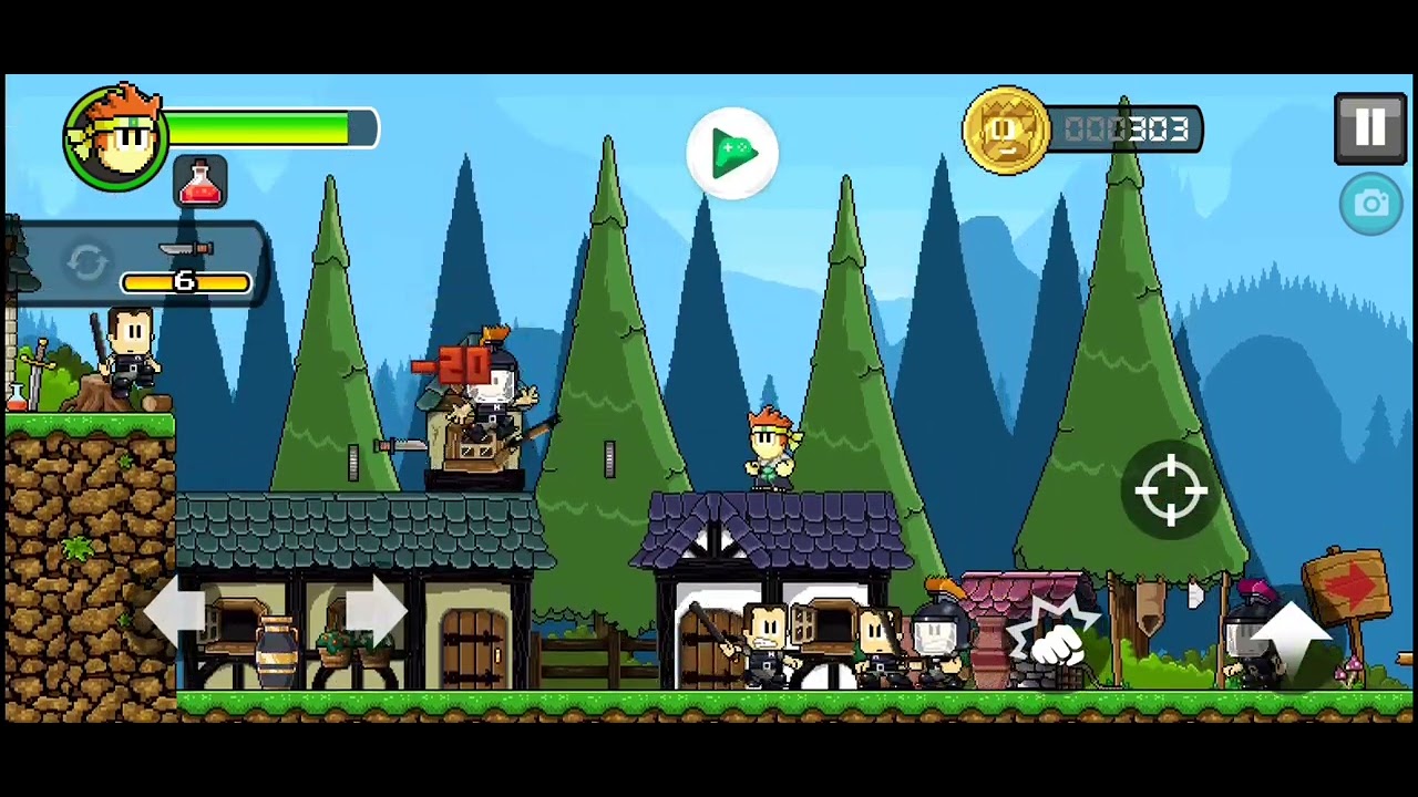 Dan The Man - Stage 8-1-1 Walkthrough | Full Gameplay - YouTube