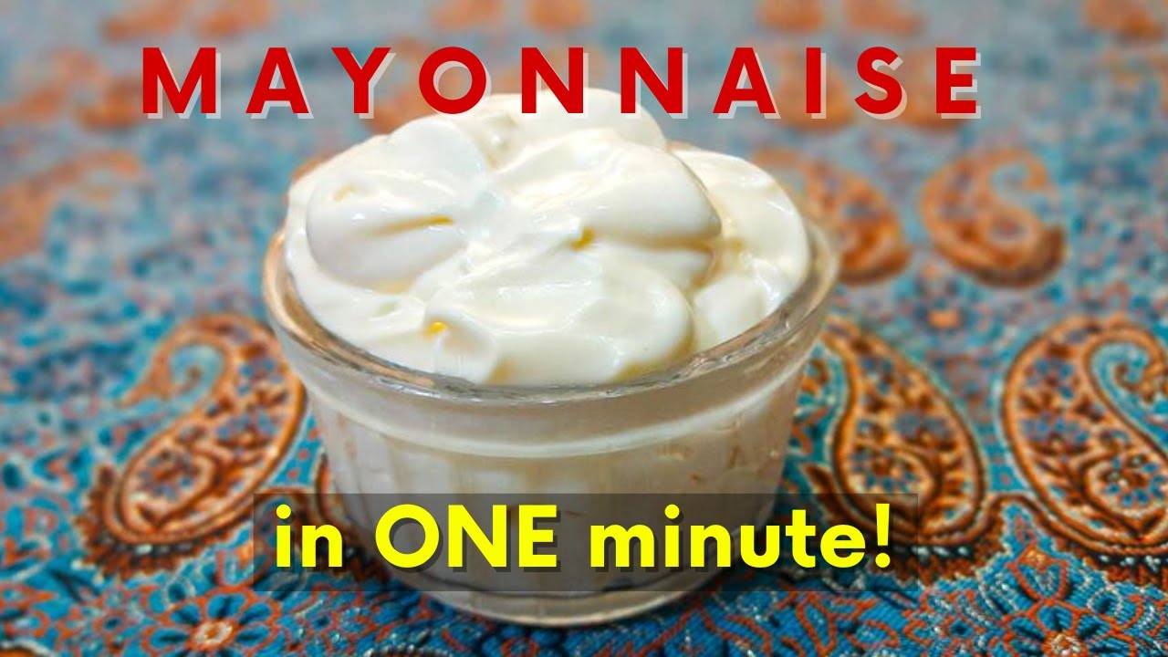 Creamy Mayonnaise at Home - YouTube