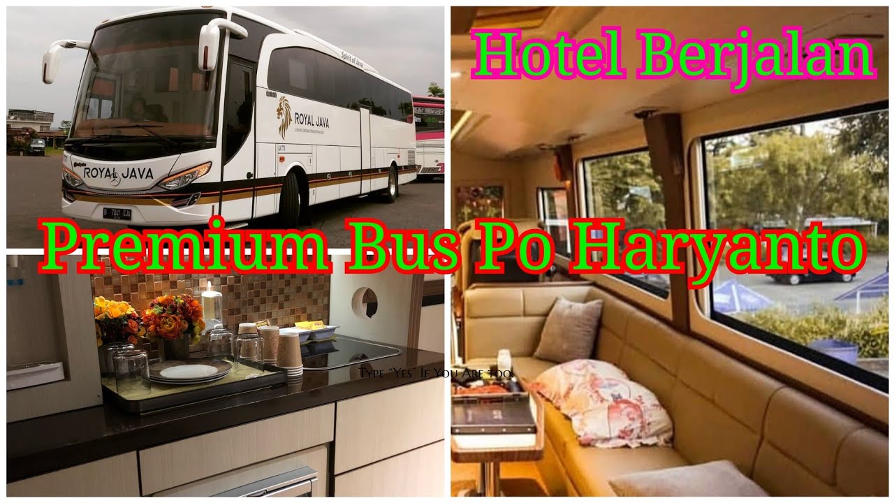 Bus super mewah "Griya Mlampah" Po Haryanto. - YouTube
