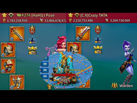 Lords Mobile - Feudal War | Baron - Lt Pose vs Crazy TATA