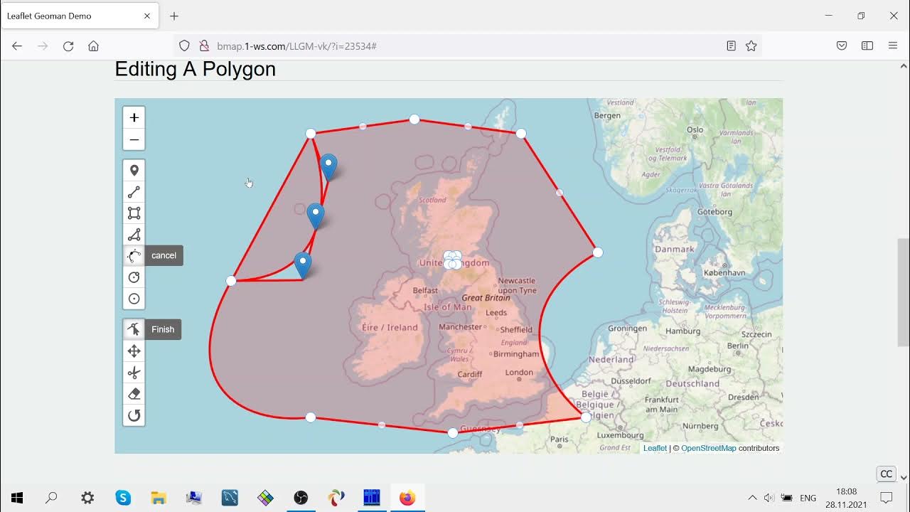leaflet geoman vk curve 02 - YouTube