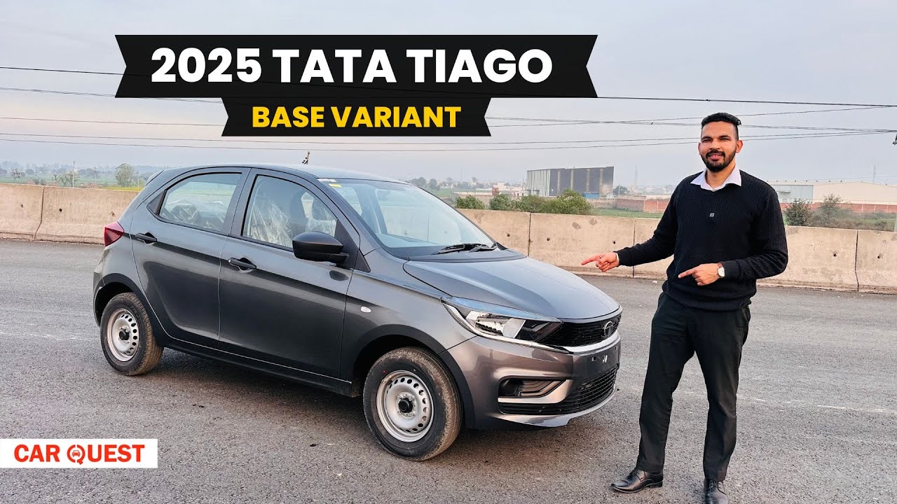 2025 Tata Tiago Base Variant Walkaround | Tiago XE | Car Quest - YouTube