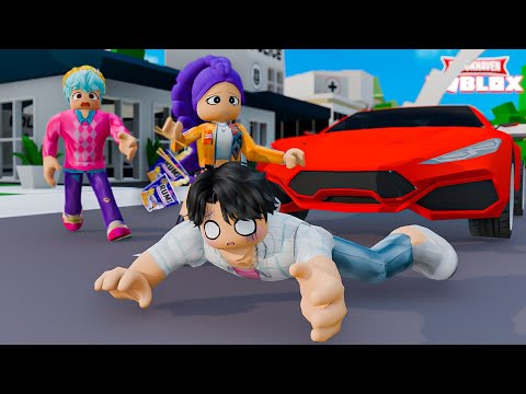JINU FAIT UN ACCIDENT À CAUSE DE RUMI DANS BROOKHAVEN RP ROBLOX