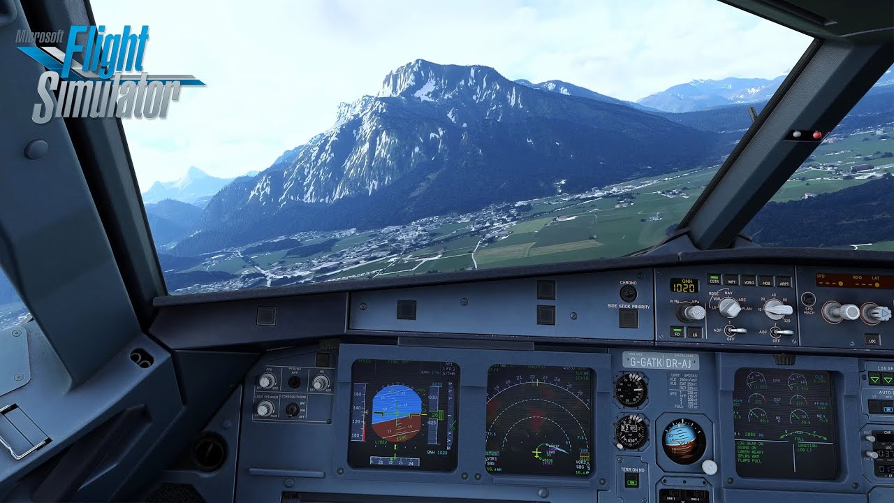 FS2020 | Fenix A320 | Stunning RNP Y into Salzburg - YouTube