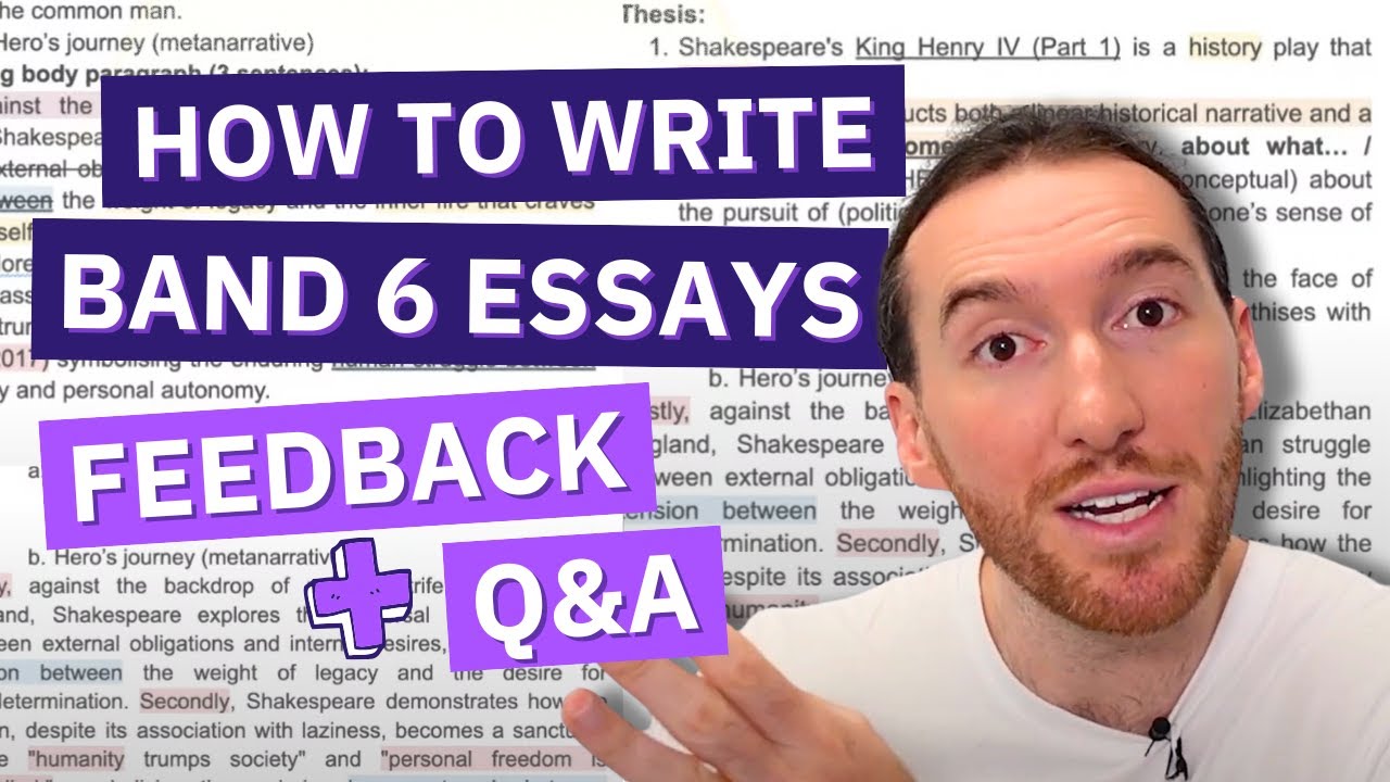 How to Write a Band 6 Introduction: Live Feedback - YouTube