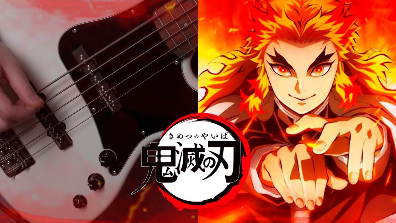 Kimetsu no Yaiba / Demon Slayer - Op 2 ( LiSA - Akeboshi / Bass cover ...