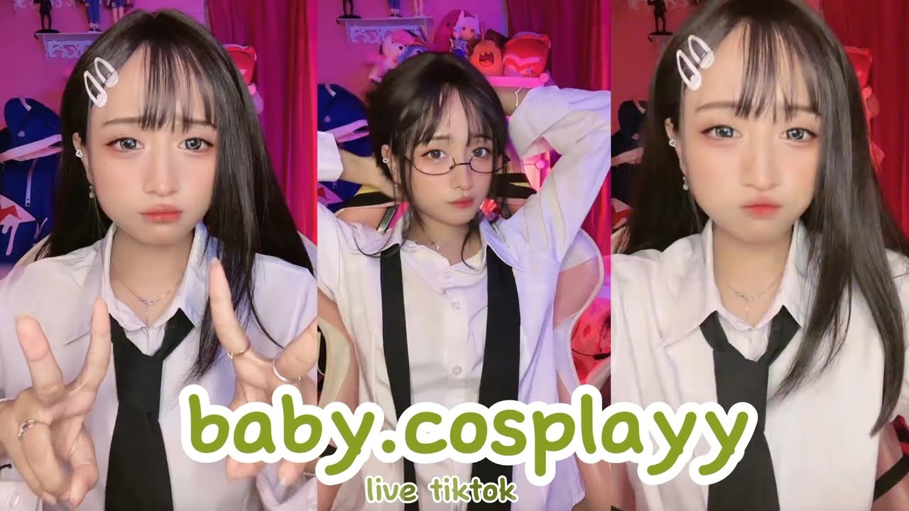 baby.cosplayy || baby live tiktok sambil cosplay kobeni chainsawman ...