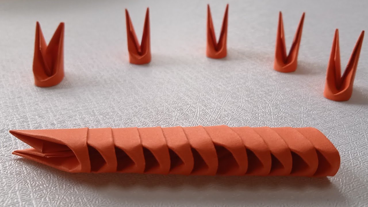 How to Fold Pieces Origami Tutorial | Tila's Craft 3D Origami - YouTube