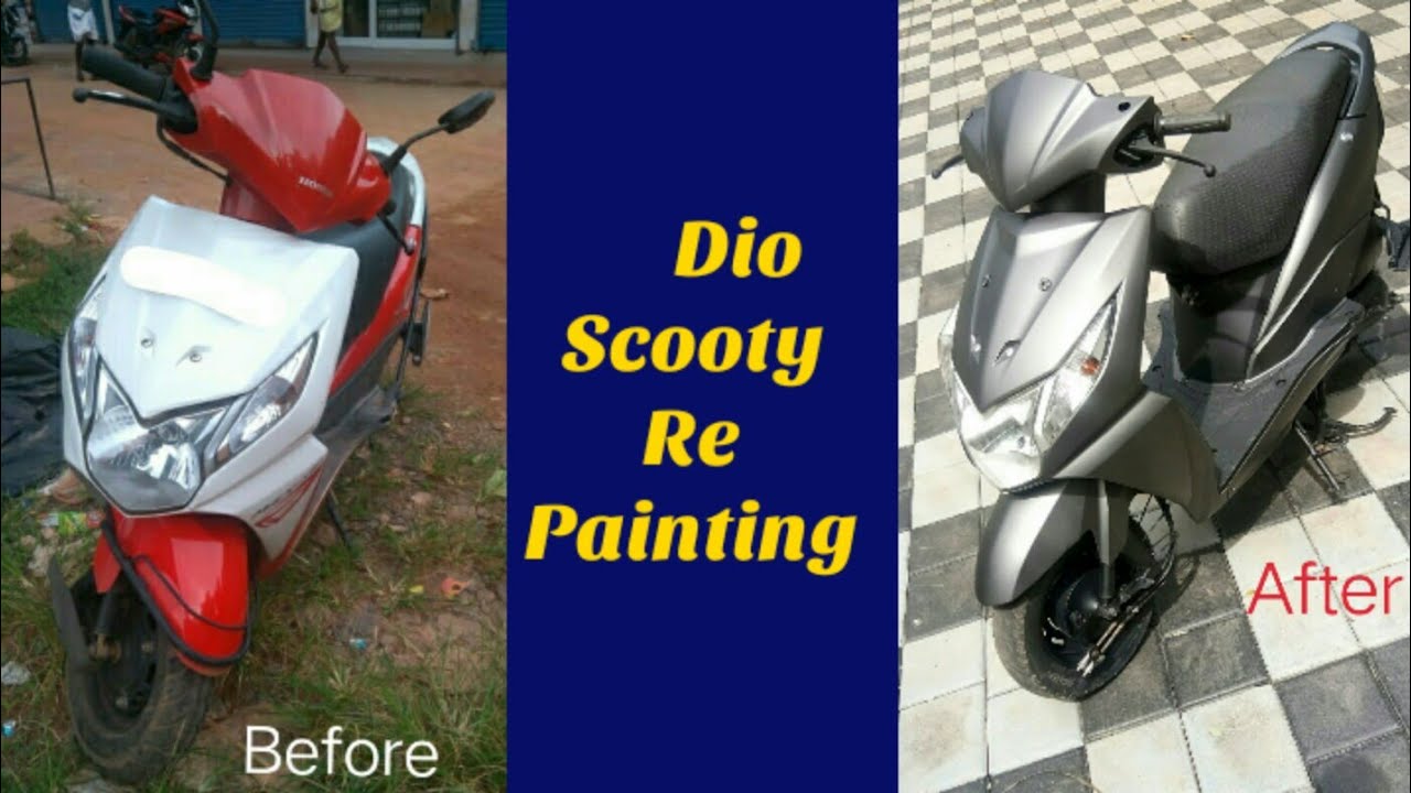 Dio Scooty Colour Changing - YouTube
