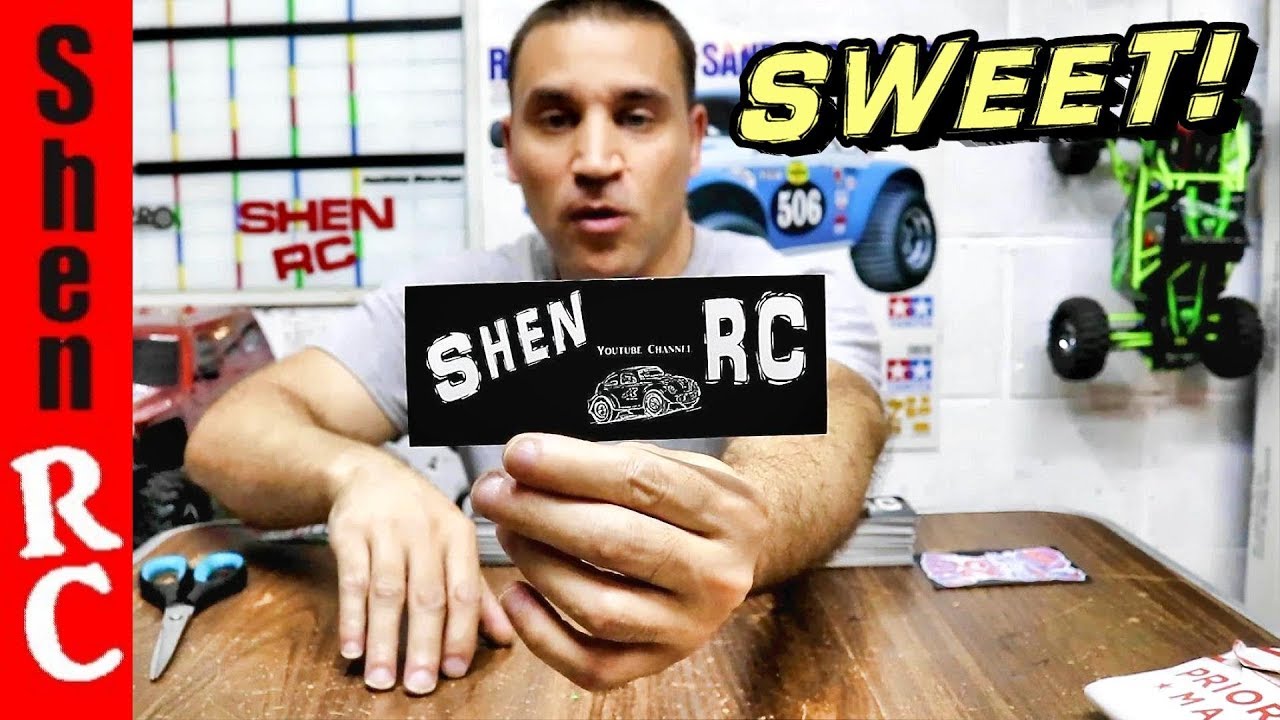 Unboxing Shen RC Sticker logo from STICKER GUY - YouTube