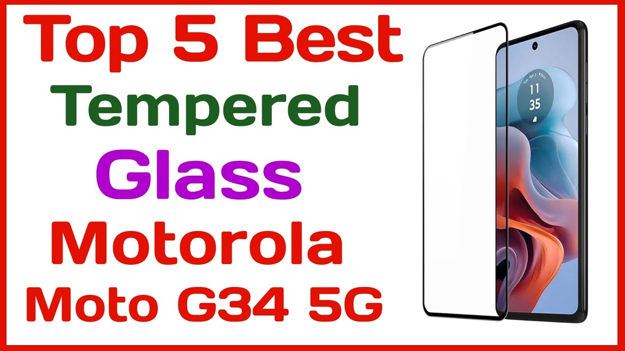 Motorola Moto G34 5G Tempered Glass | Best tempered glass moto g34 5g ...