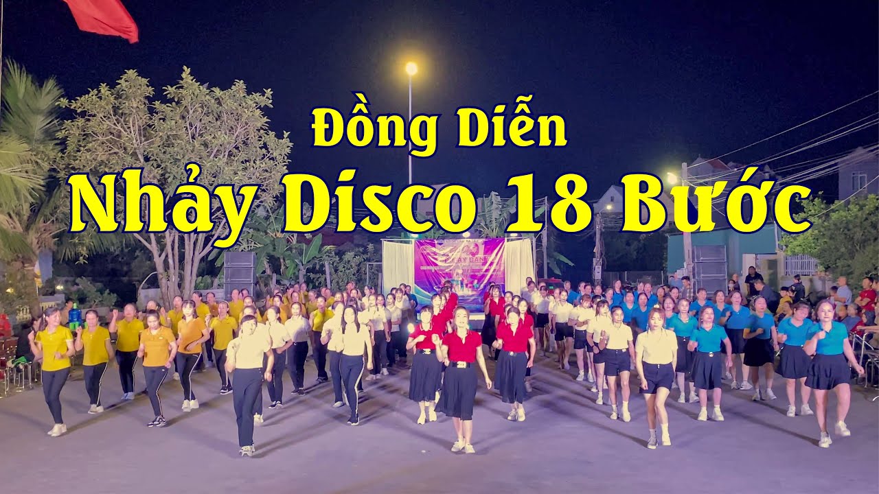 Nhảy Disco 18 Bước - Đồng Diễn 6 CLB Dân Vũ Xã Tân Kỳ - YouTube