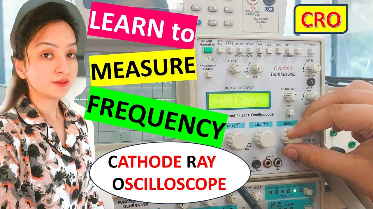 Learn To Measure FREQUENCY using a Cathode Ray Oscilloscope || CRO ...