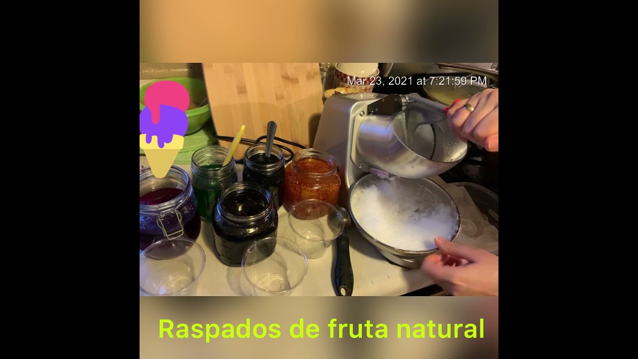 Raspados De Frutas Naturales - YouTube