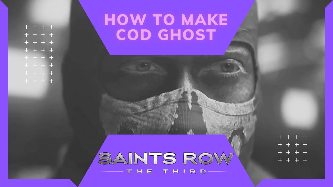 Saint Row 3: How To Make COD Ghost - YouTube