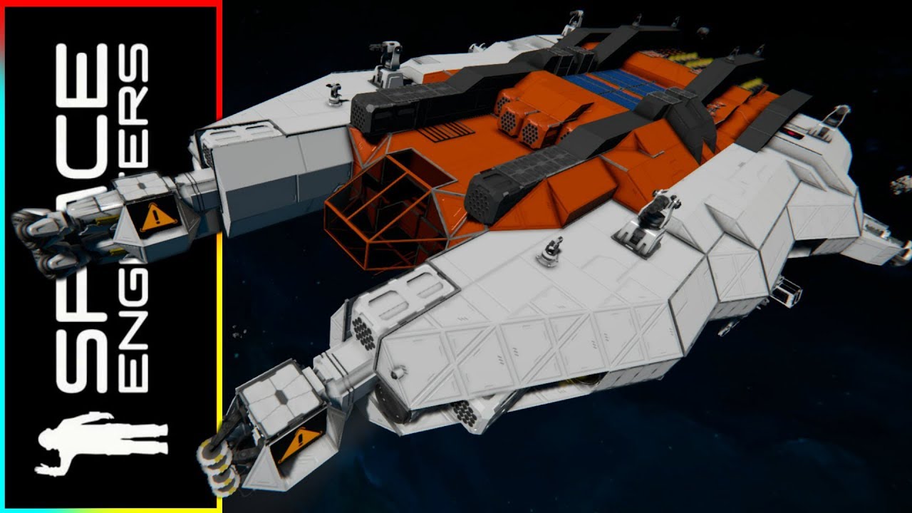 E.C. 1300 Exploration Corvette - Space Engineers - YouTube