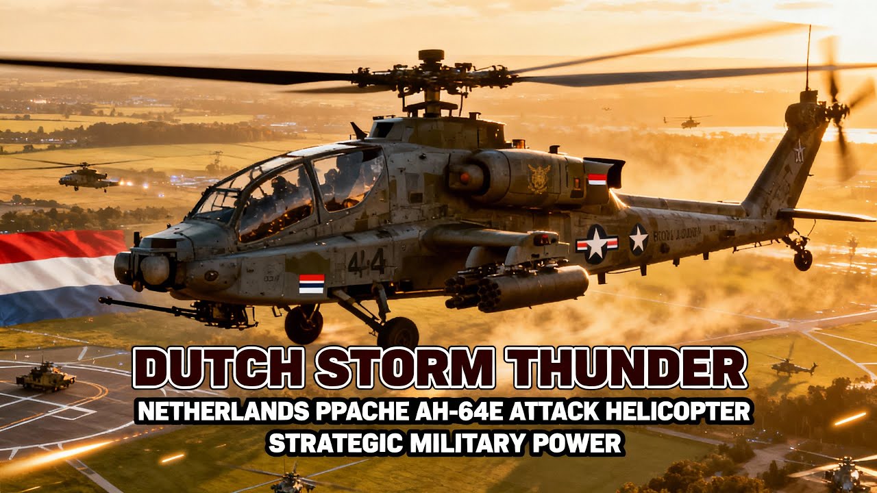 DUTCH STORM THUNDER | Netherlands Apache AH-64E Attack Helicopter - YouTube