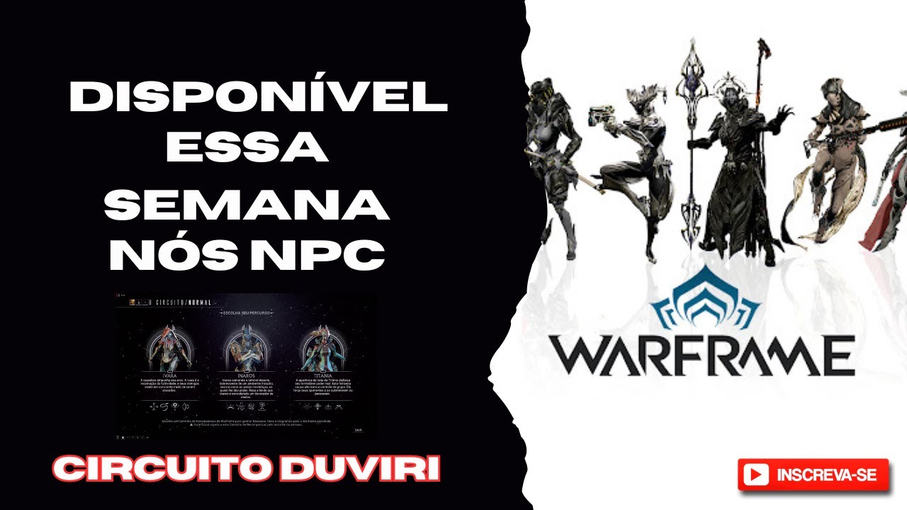 Warframe - DISPONÍVEL ESSA SEMANA NOS NPC FORMA UMBRA - DICAS DO CIRCUITO DE DUVIRI - YouTube