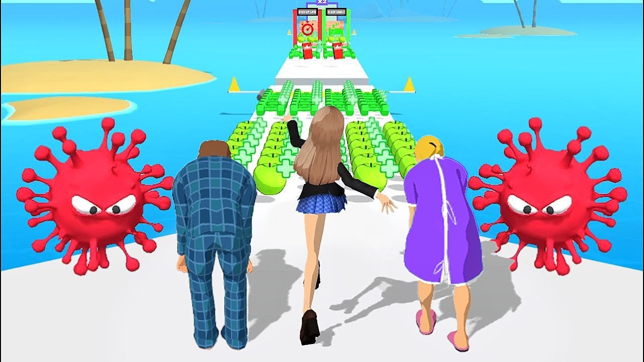 Run Healthy 3D Gameplay All Levels iOS,Android Walkthrough Mobile NEW ...