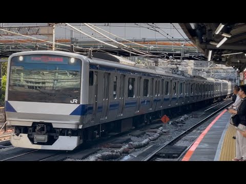 【ジョイント音最高！】E531系0番台ｶﾂK458編成＋ｶﾂK406編成が特別快速土浦行きとして田町駅を通過するシーン（3189M）2025.7.25.15:57 - YouTube