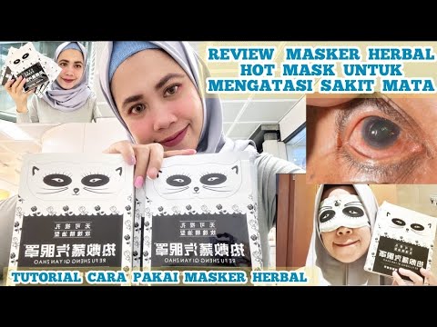 UNBOXING MASKER HOT MASK HERBAL UNTUK MATA SEHAT || HOT MASK MEDICINE #masker #mask