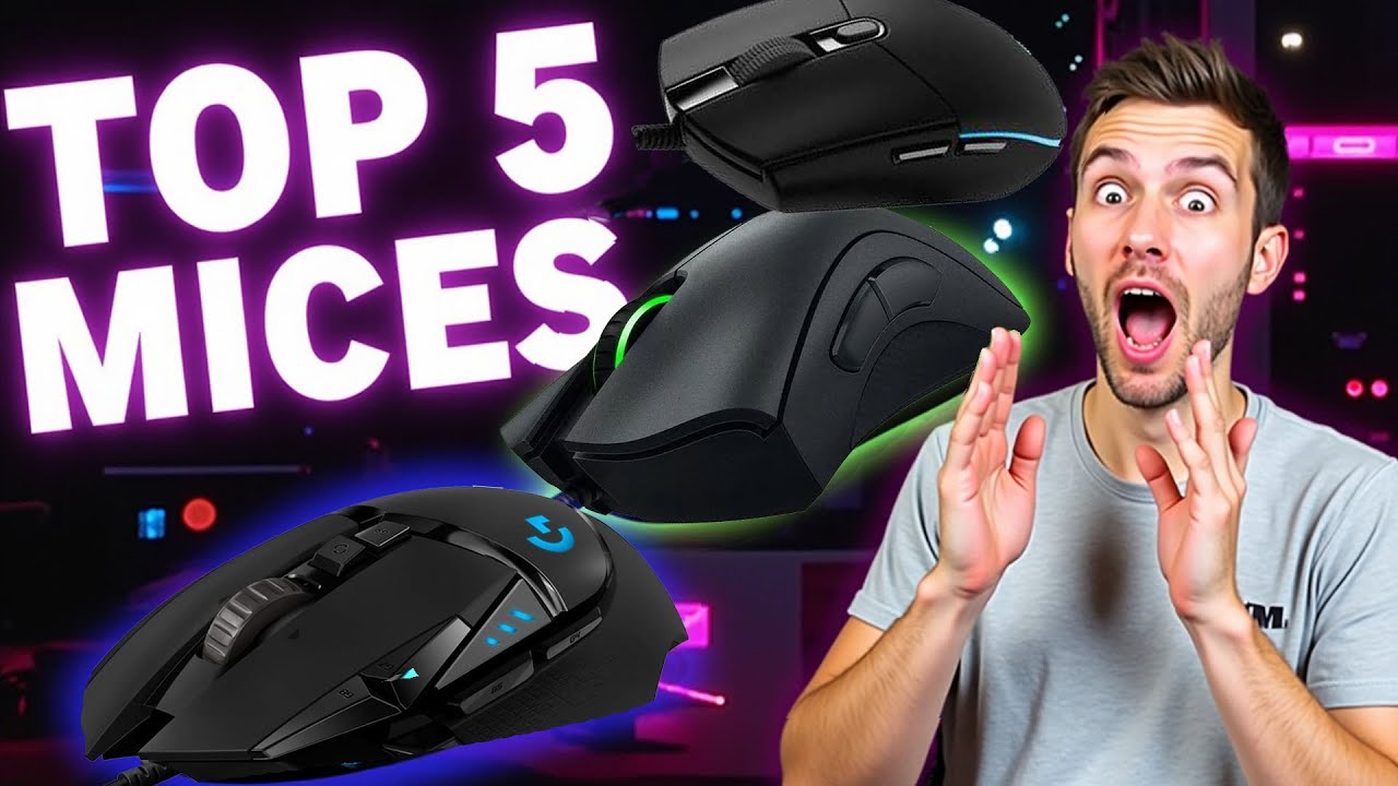 Top 5 Gaming Mice That Will Instantly Make You a Better Player! - YouTube